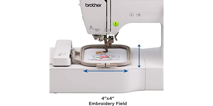 Brother PE535 Embroidery Machine, 80 Built-in Designs