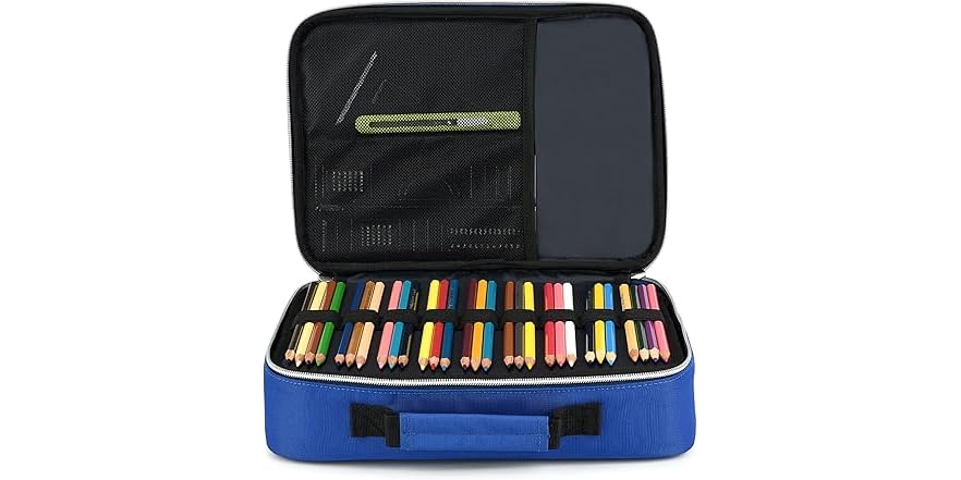 Large Capacity 200 Colored Pencil Case
