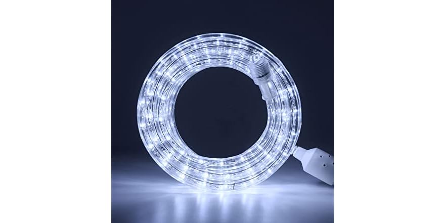 Minetom LED Rope Lights Outdoor, 18 Feet