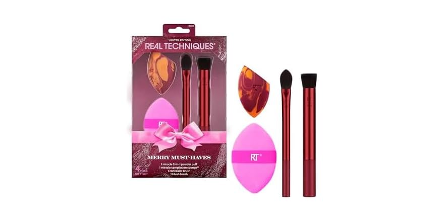 Real Techniques Merry Must-Haves Holiday Gift Set
