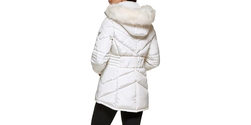 GUESS Women's Quilted Puffer Jacket