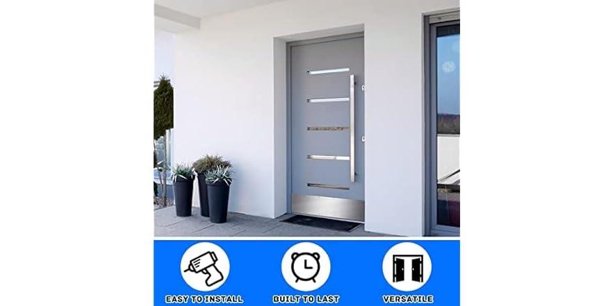 2 Sets 8 x 36 Inches Door Kick Plate