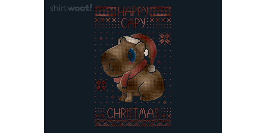 Happy Capy Christmas
