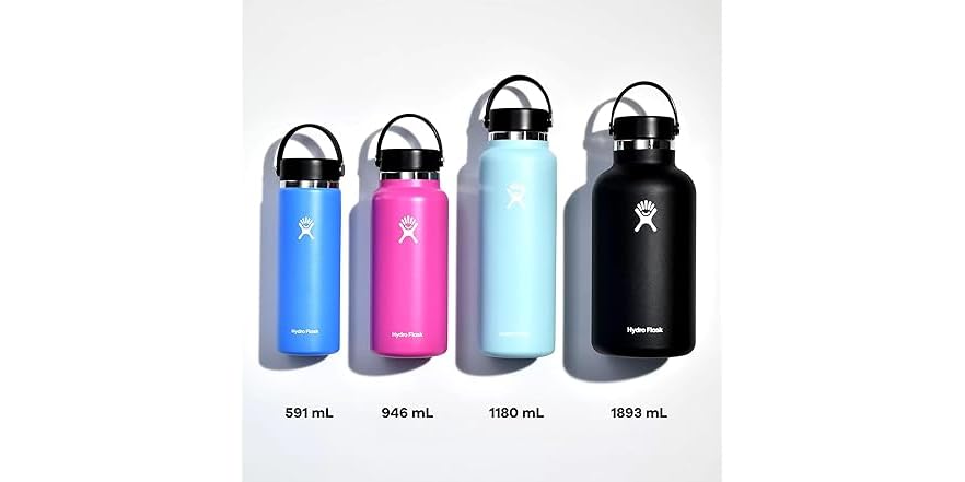 Hydro Flask 32 Oz Wide Flex Cap Stone