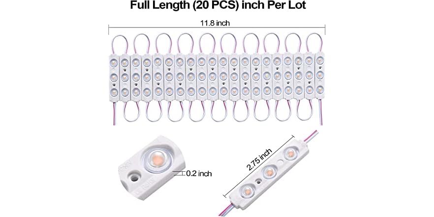 200 Pcs LED Module Lights