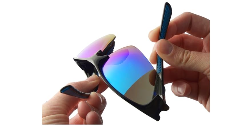 Half Frame Polarized - Car Paint Blue