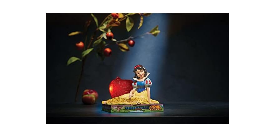 Disney Snow White and The Seven Dwarfs Apple Figurine, 4.85"