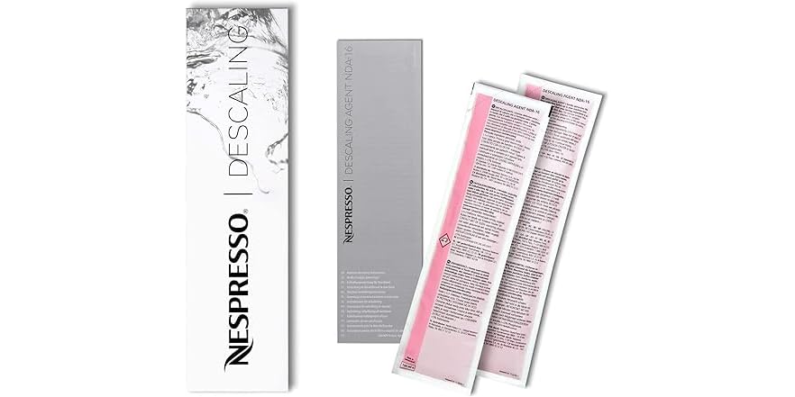 4-Pack Nespresso Cleaning and Descaling Kit, 3.3 oz