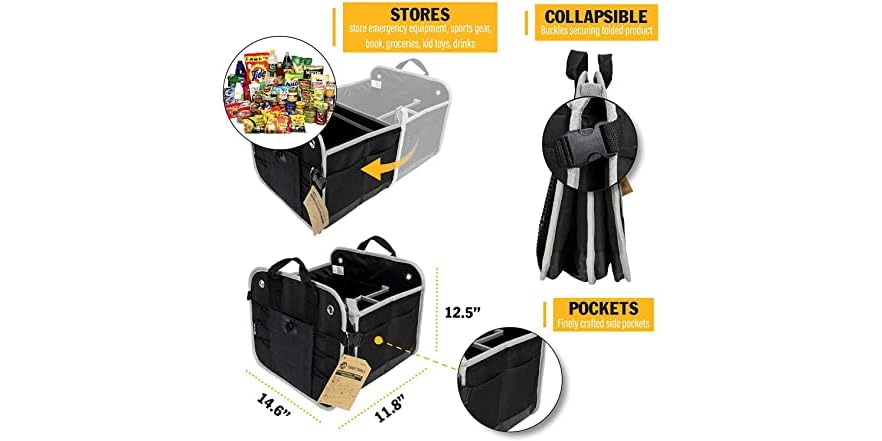 Tahoe Trails Foldable Trunk Organizer