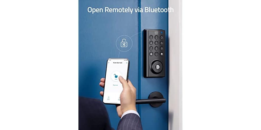 Eufy T8500111 eufy Security Keyless Entry Door Lock, App C (Open Box)