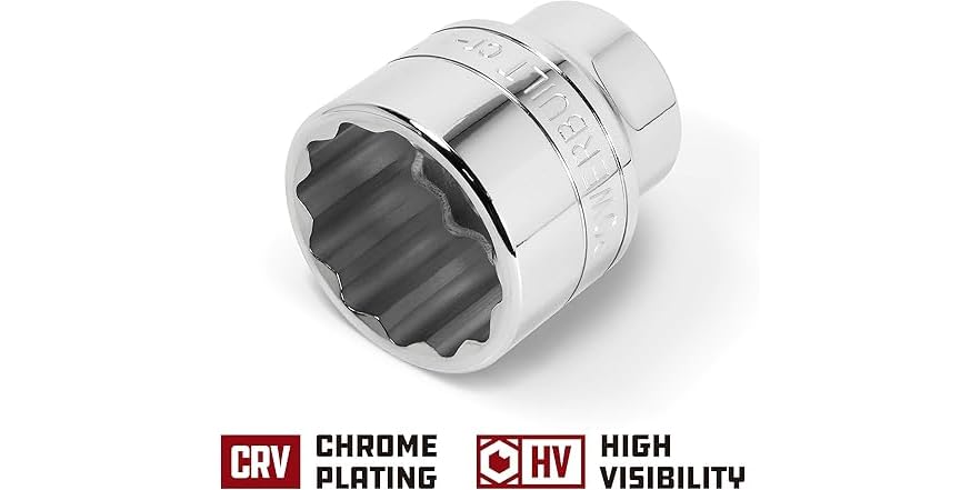 Powerbuilt 3/4-inch Drive 46mm Socket, 12 Point