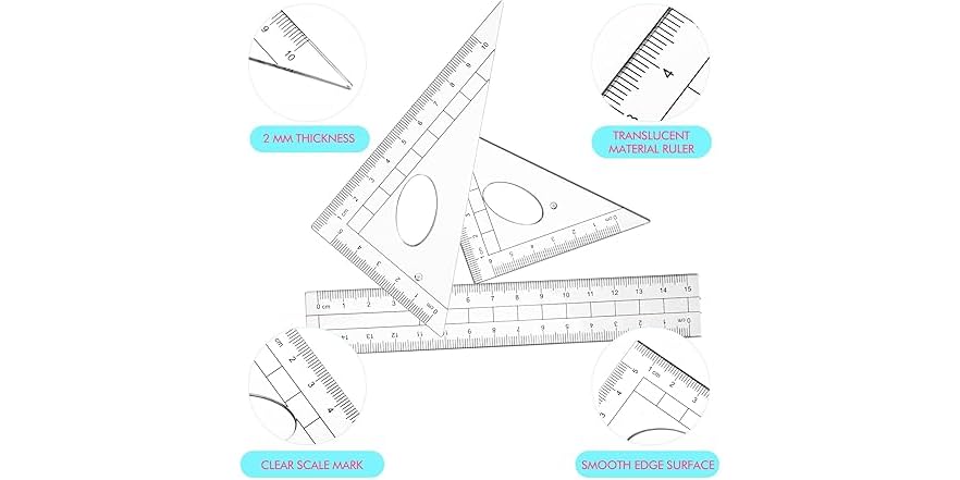 24 Sets Math Geometry Kits