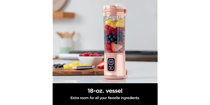 Ninja BC155PS Blast Two-Pack Portable Blender (Open Box)