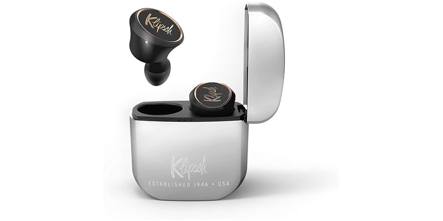 Klipsch T5 True Wireless Earbuds - Silver
