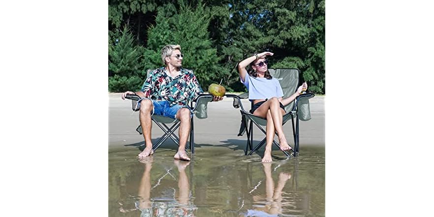 KingCamp 2 Pack Outdoor Camping Chairs