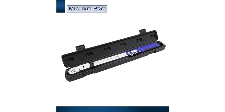 MichaelPro MP001209 1/2" Drive Split Beam Torque Wrench (Open Box)