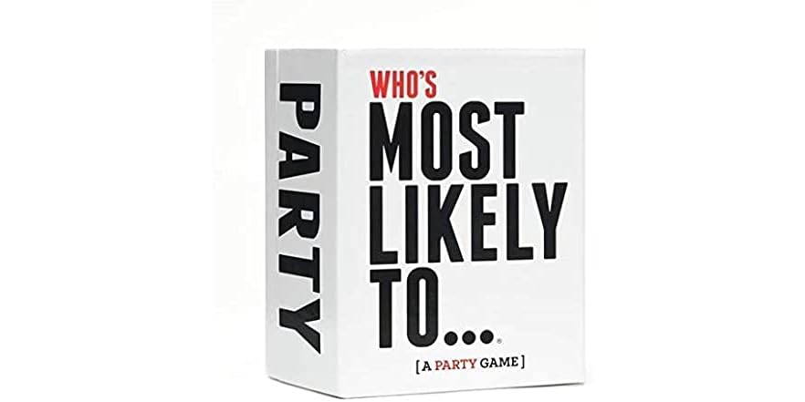 Whos Most Likely To A Party Game