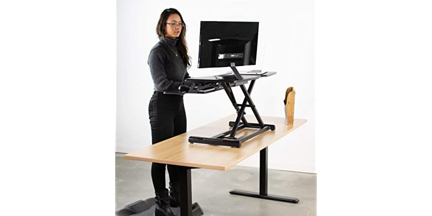 Black 33" Desk Riser