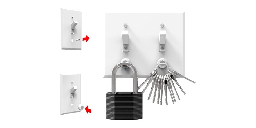 KeyCatch Screw-in Magnetic Key Holders- 6 Pack