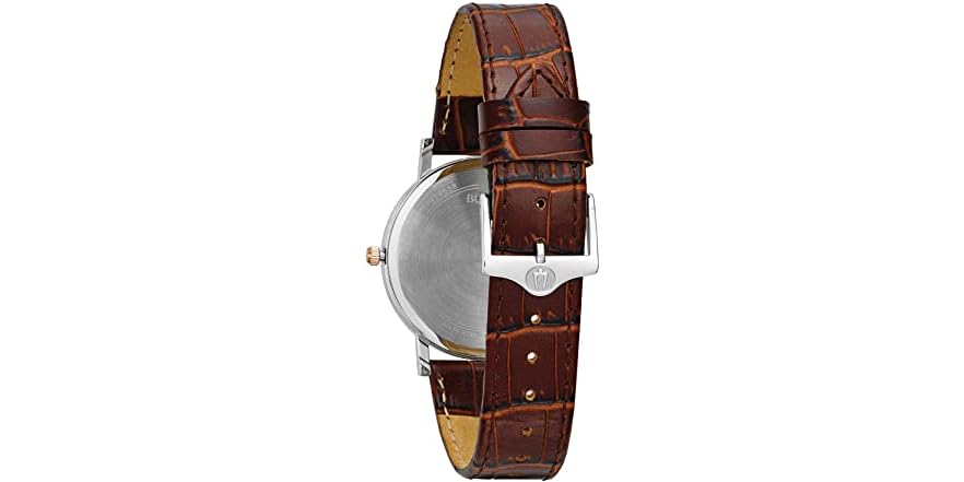 Bulova Brown Leather Men's Watch