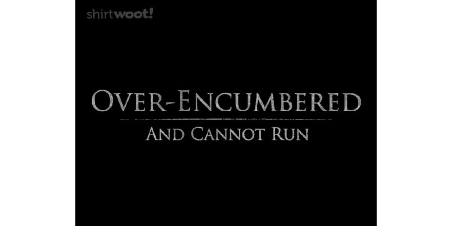 Over-Encumbered Tote Bag