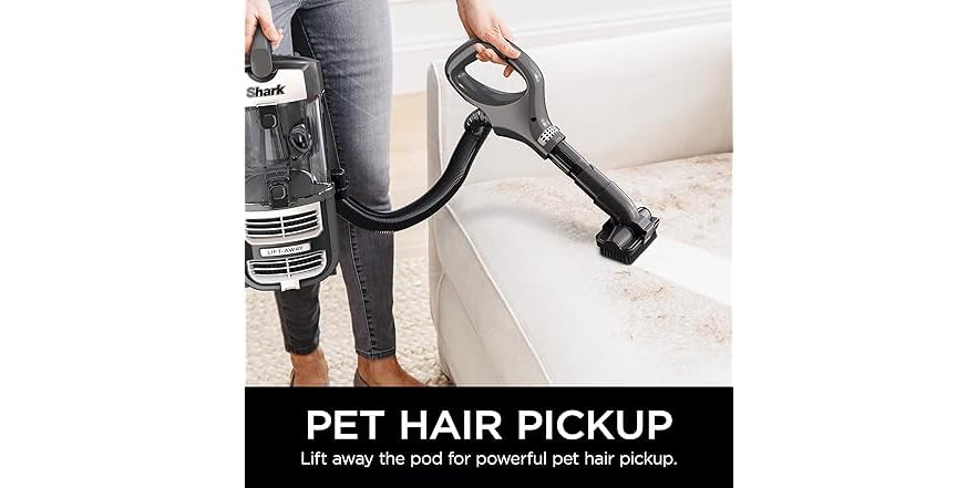 SHARK UV730 Navigator Lift-Away Upright Vacuum Gray (Open Box)