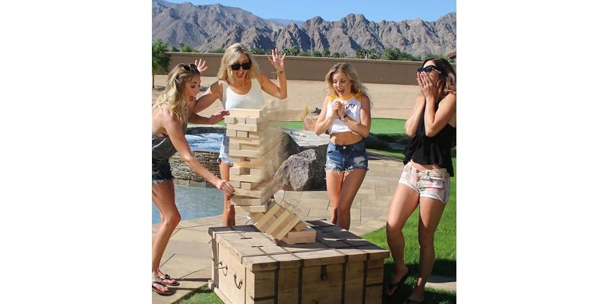 Giant Toppling Tower with Bonus Rules