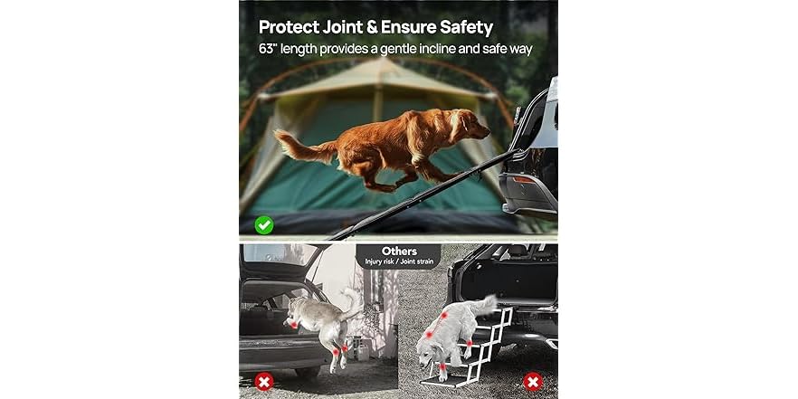 PetThem Dog Ramp for Car (Open Box)