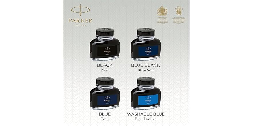 Parker Fountain Pen Ink Black 57ml