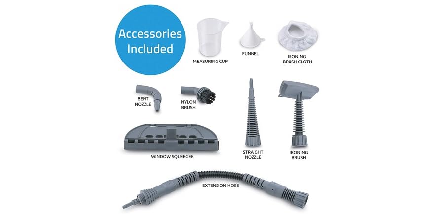 PurSteam Handheld Pressurized Steam Cleaner