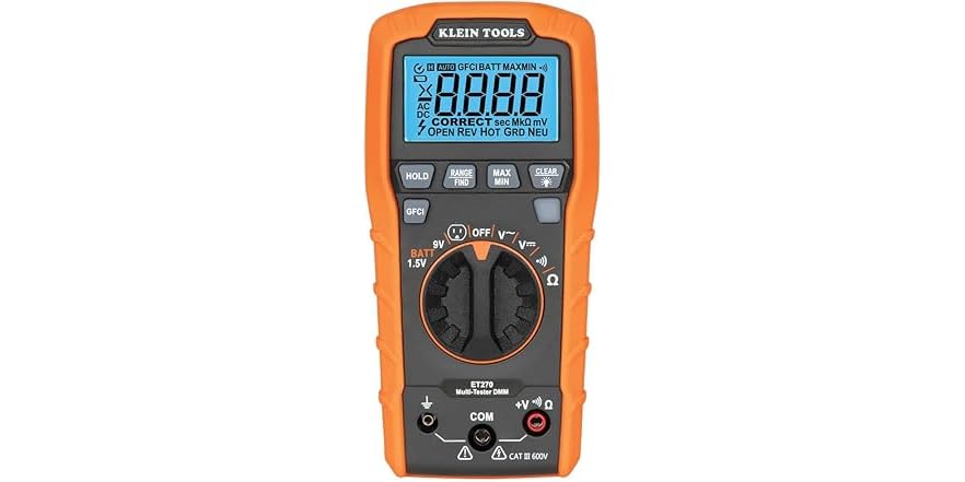 Klein Tools ET270 Auto-Ranging Digital MultiTester