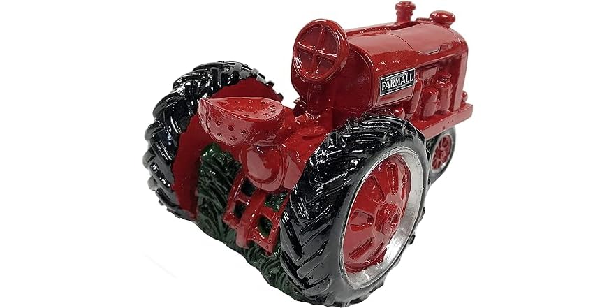 Farmall IH McCormick Resin Tractor Bank