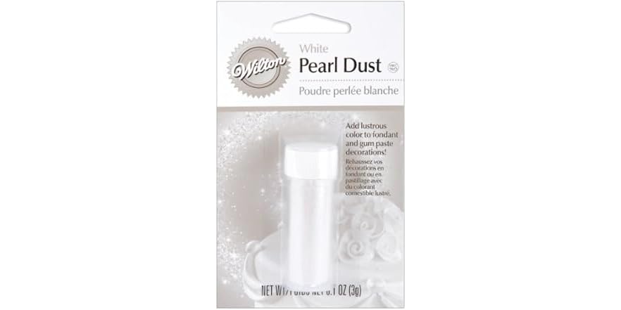 Wilton Pearl Dust, White-0.05 Oz