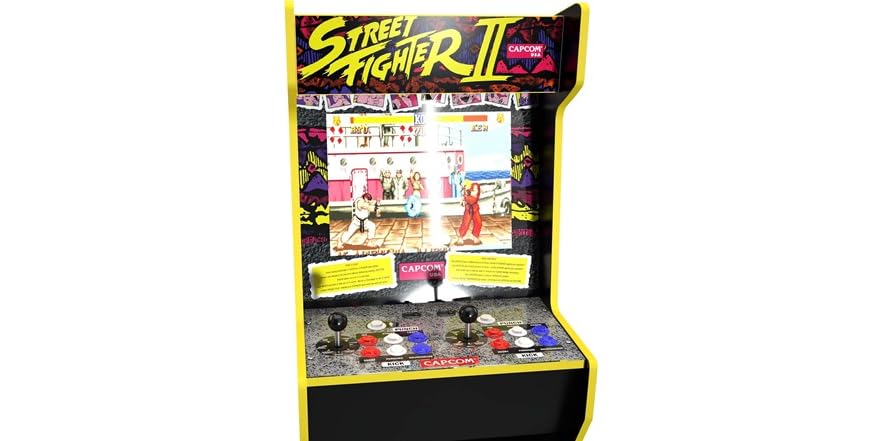 (NEW) Arcade1Up Street Fighter II - Capcom Legacy Edition Arcade Machine
