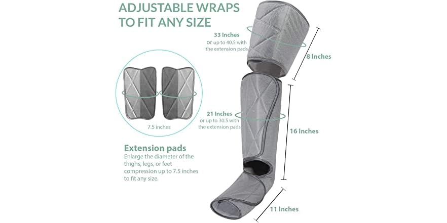 InvoSpa Foot & Calf Massager w/ Controller