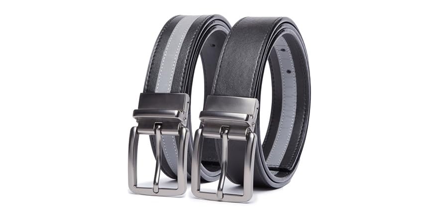 Mens 2in1 Reflective/Black Utility Belt