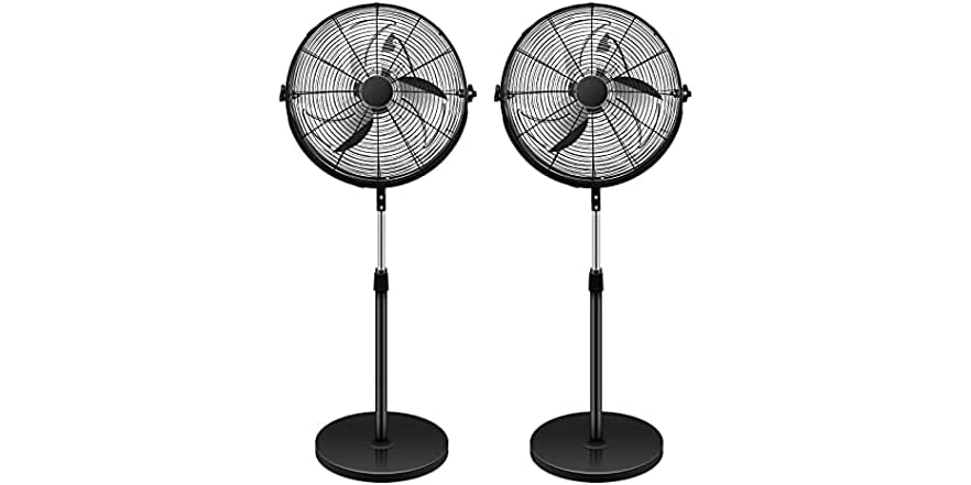 Simple Deluxe 20 Inch Fan (2 Pack)