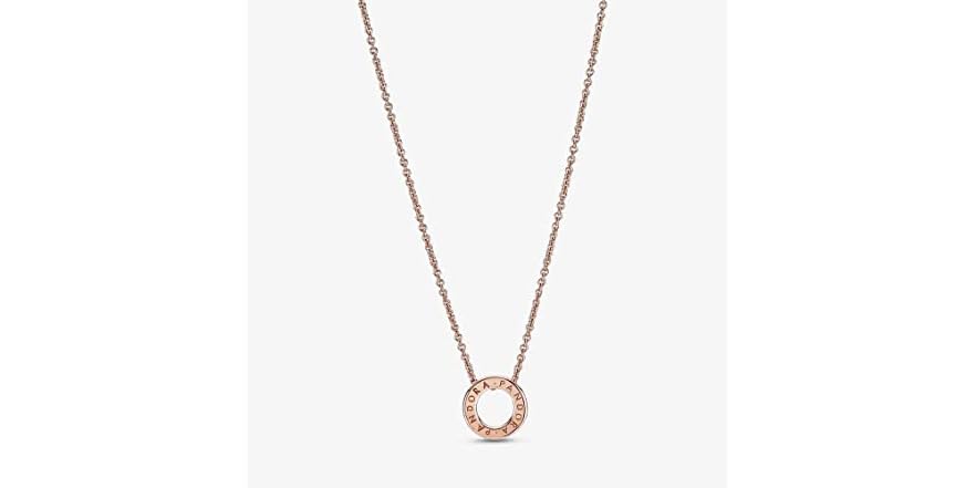 PANDORA Logo Pave Circle, Clear CZ