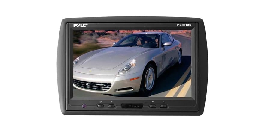 9" Headrest TFT/LCD Monitor w/ Shroud