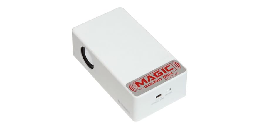 Magic Sound Box Portable Speaker - White