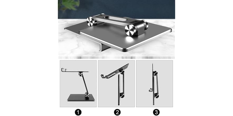 Kusport 180° Dual-axis Adjustable Laptop