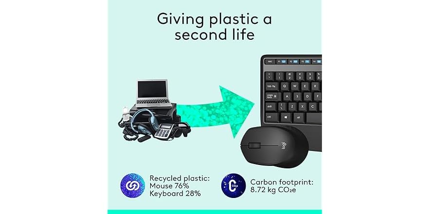 Logitech MK345 Wireless Keyboard and Mouse Combo