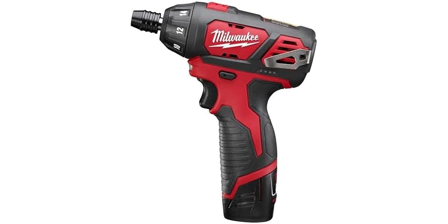 Milwaukee 12V Lithium-Ion 1/4" Hex Screwdriver Kit