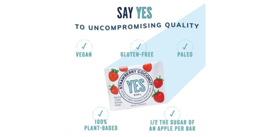 The Yes Bars Variety Pack- 3 Flavors