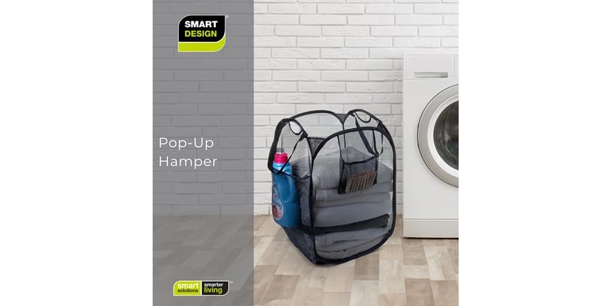 Smart Design Pop-up Hamper 2-Pack