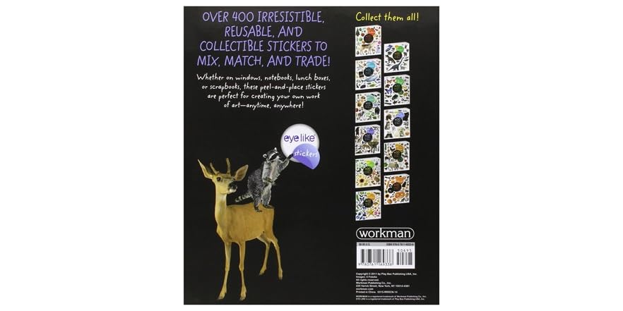 3-Pack Eyelike Stickers Books - 2 Choices