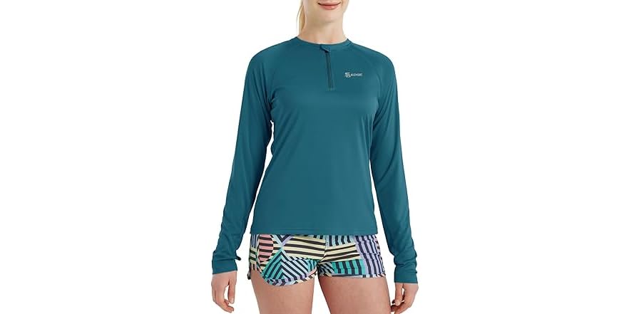 SG Edge Women's Teal 1/4 Zip (M)