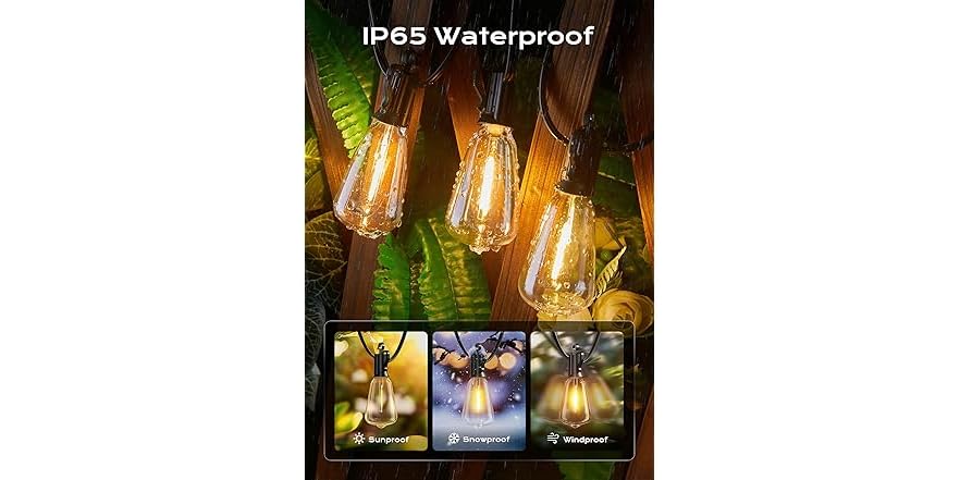 Brightown Outdoor String Lights
