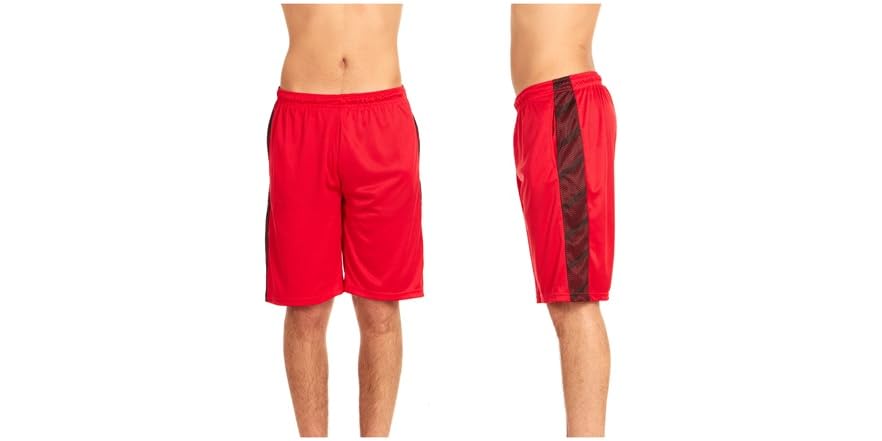 Men's Athletic Performance Shorts 4-Pack