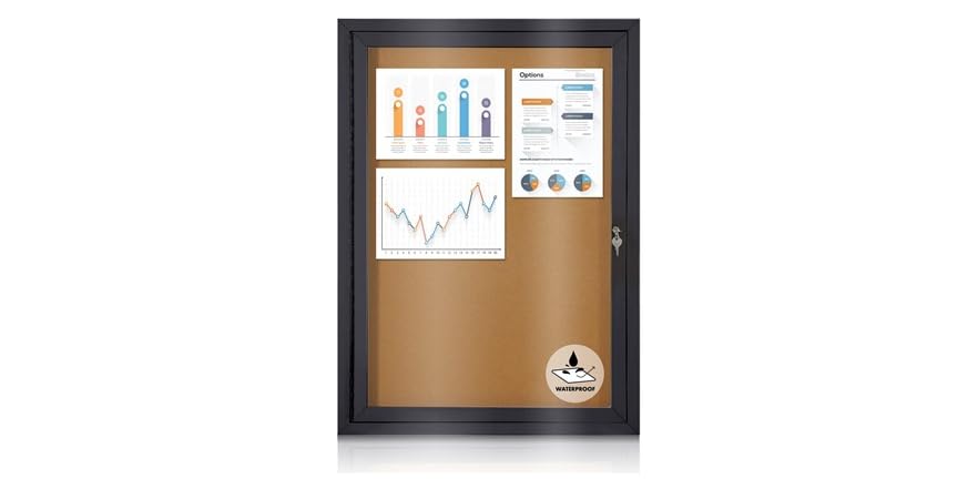 Enclosed Lockable Bulletin Board